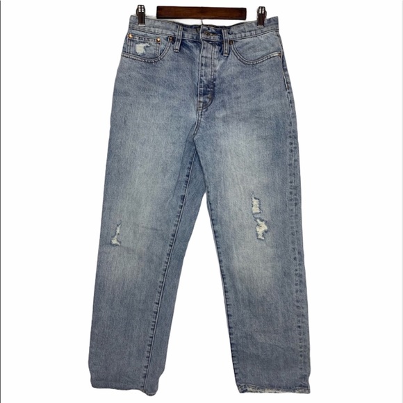 point sur | Jeans | Point Sur Distressed High Rise Button Fly Jean ...